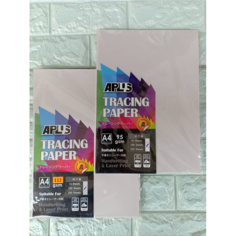 Aplus A4 Kertas Lukisan Lutsinar / Tracing Paper 95gsm & 112gsm ...