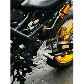 RCB Racing Footrest Yamaha R15 V3 V4 R15M MT15 R15V3 Silver Black ...