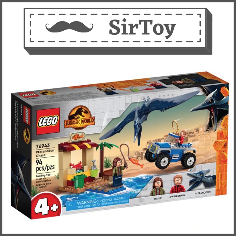 LEGO Jurassic World 76943 Pteranodon Chase (94 Pieces) | Shopee Malaysia