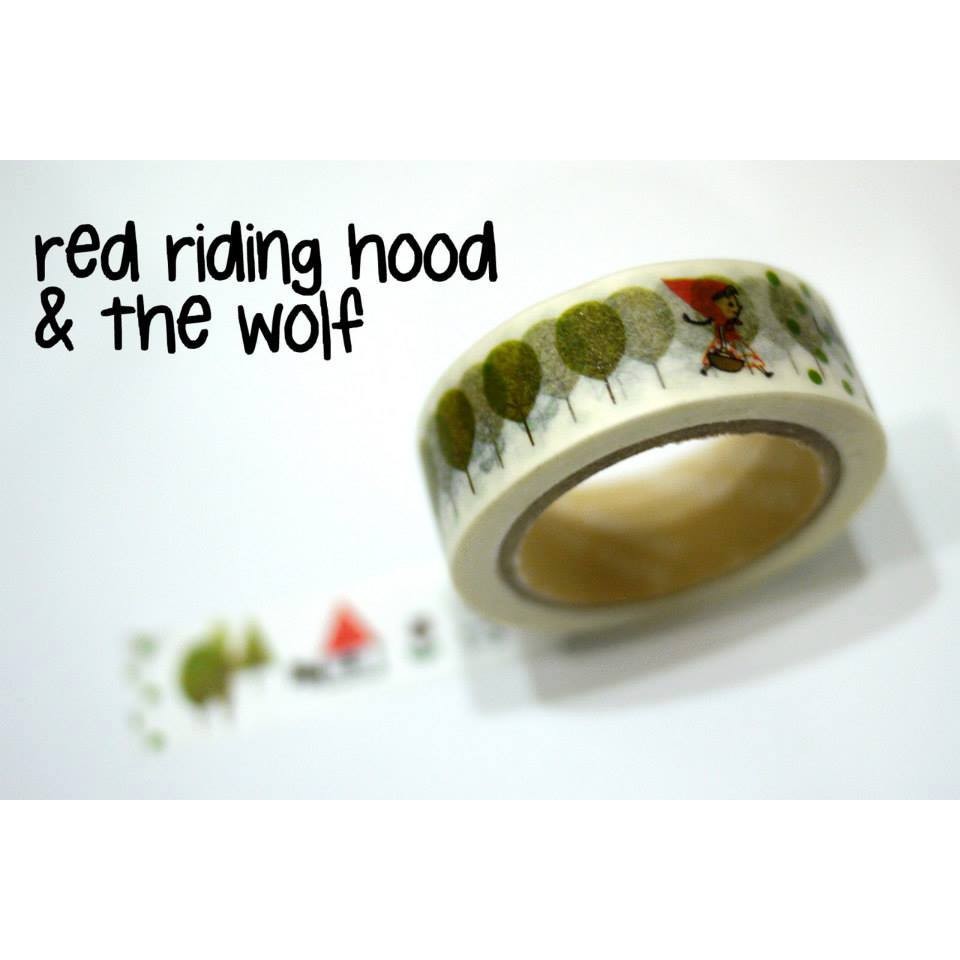 Angoo Masking Tape 5 Ube Saffron Red Riding Hood Rainbow Waves Triangle ...