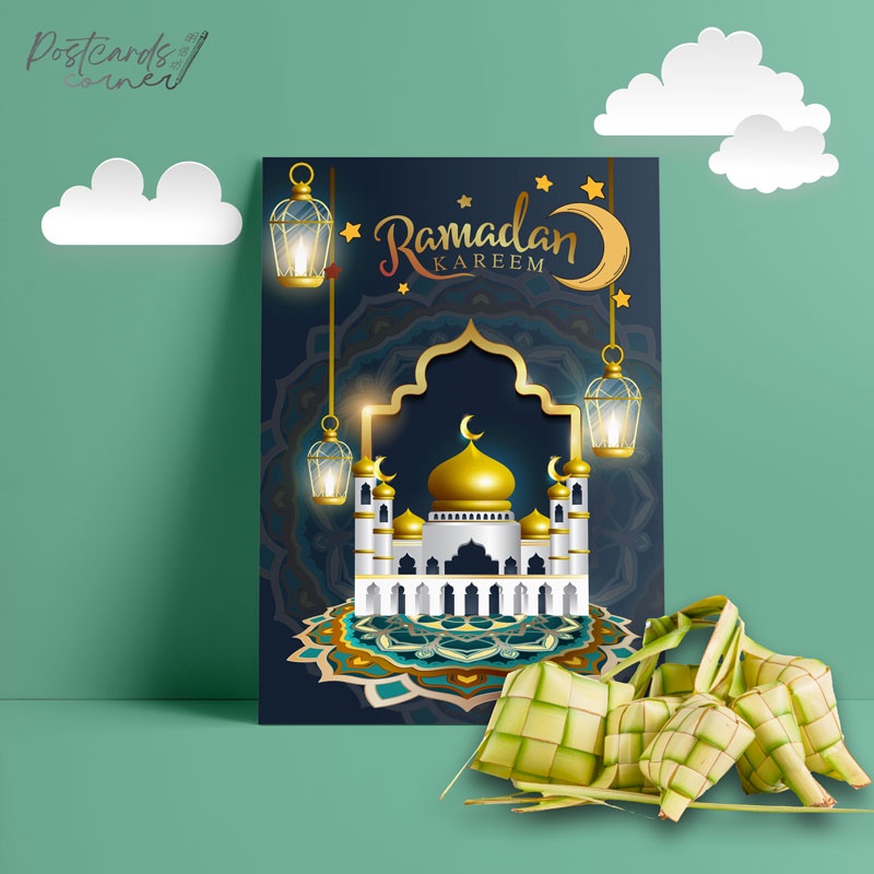 Poskad Hari Raya Aidilfitri / Ramadhan Postcard HR 2 | Shopee Malaysia