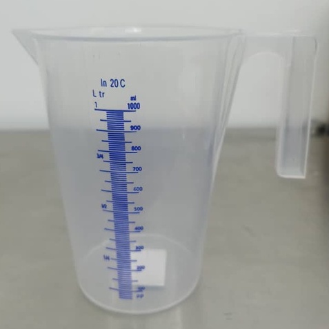 (Ready Stock) 1000ml / 3000ml / Plastic Measuring Cup with Handle / Measuring Jug / Cawan ...