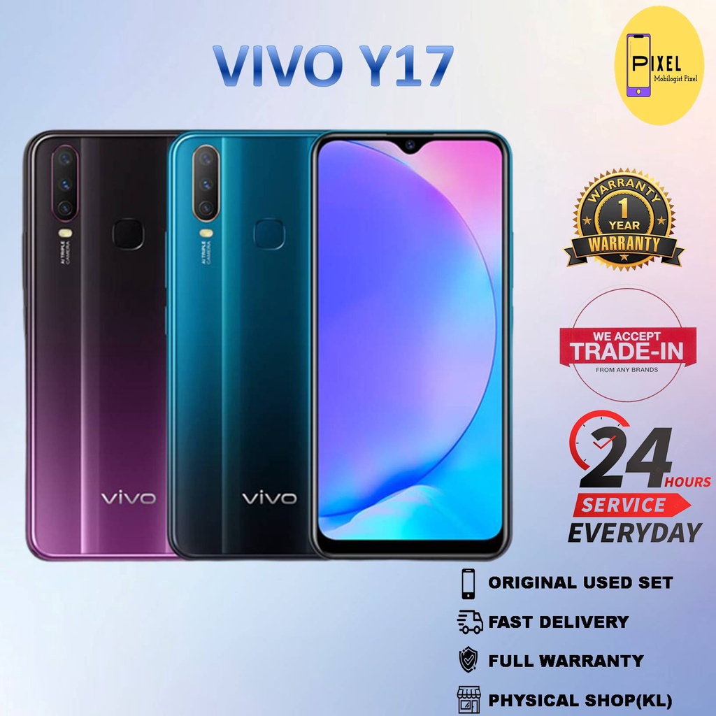 VIVO Y17 | 6+128 | SMARTPHONE | FULL SET | SECOND HAND SET | 5000MAH ...