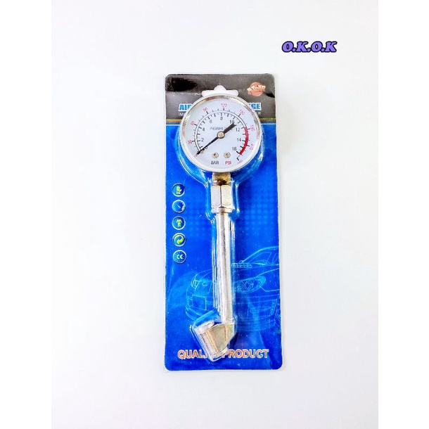 Air Pressure Gauge/Dial Tire Gauge 气压计/表盘式胎压计 Tolok Tekanan Tayar ...