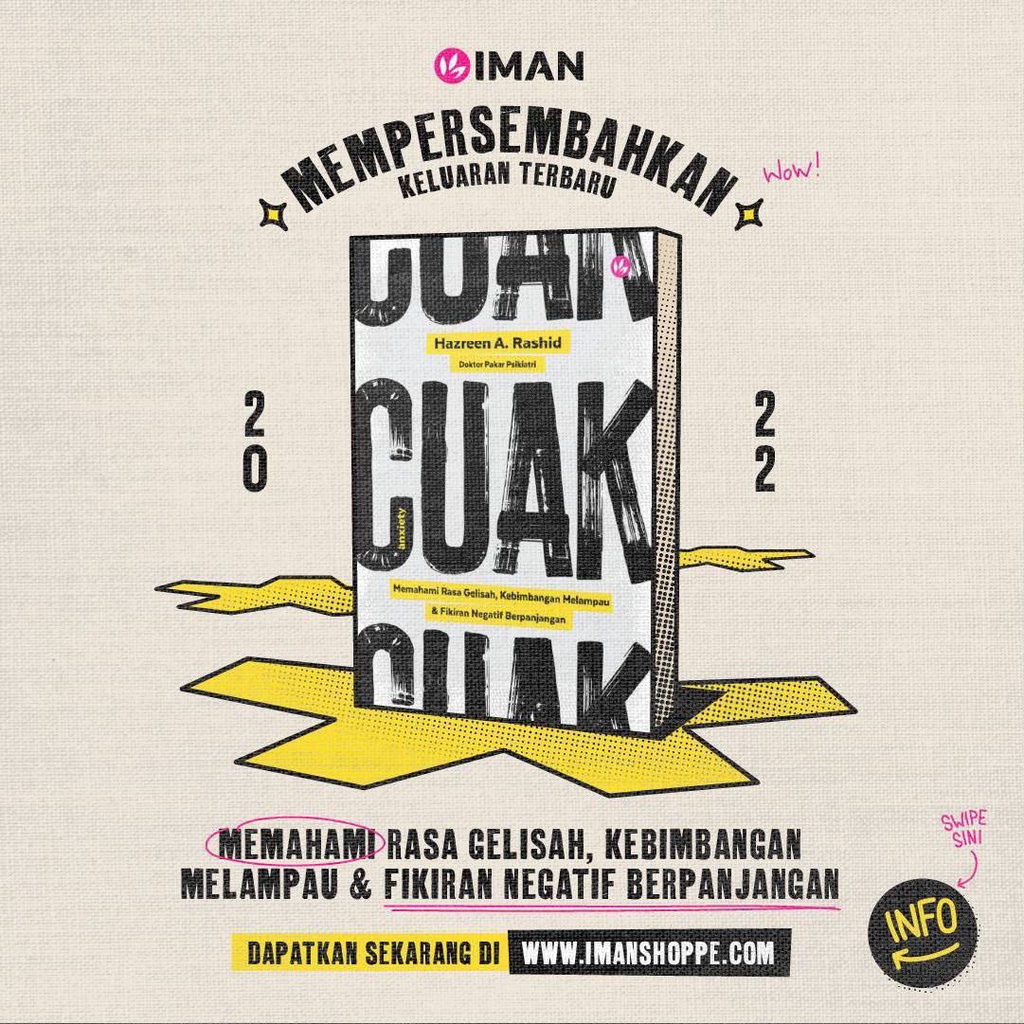 CUAK - Cara Uruskan Kegelisahanby Dr. Hazreen A Rashid [iman] | Shopee ...
