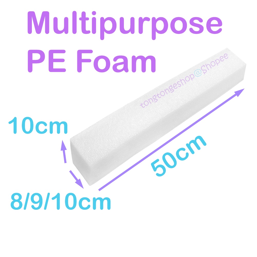 8cm/9cm/10cm x 10cm x 50cm Multipurpose PE Foam Flower Sponge/Span ...