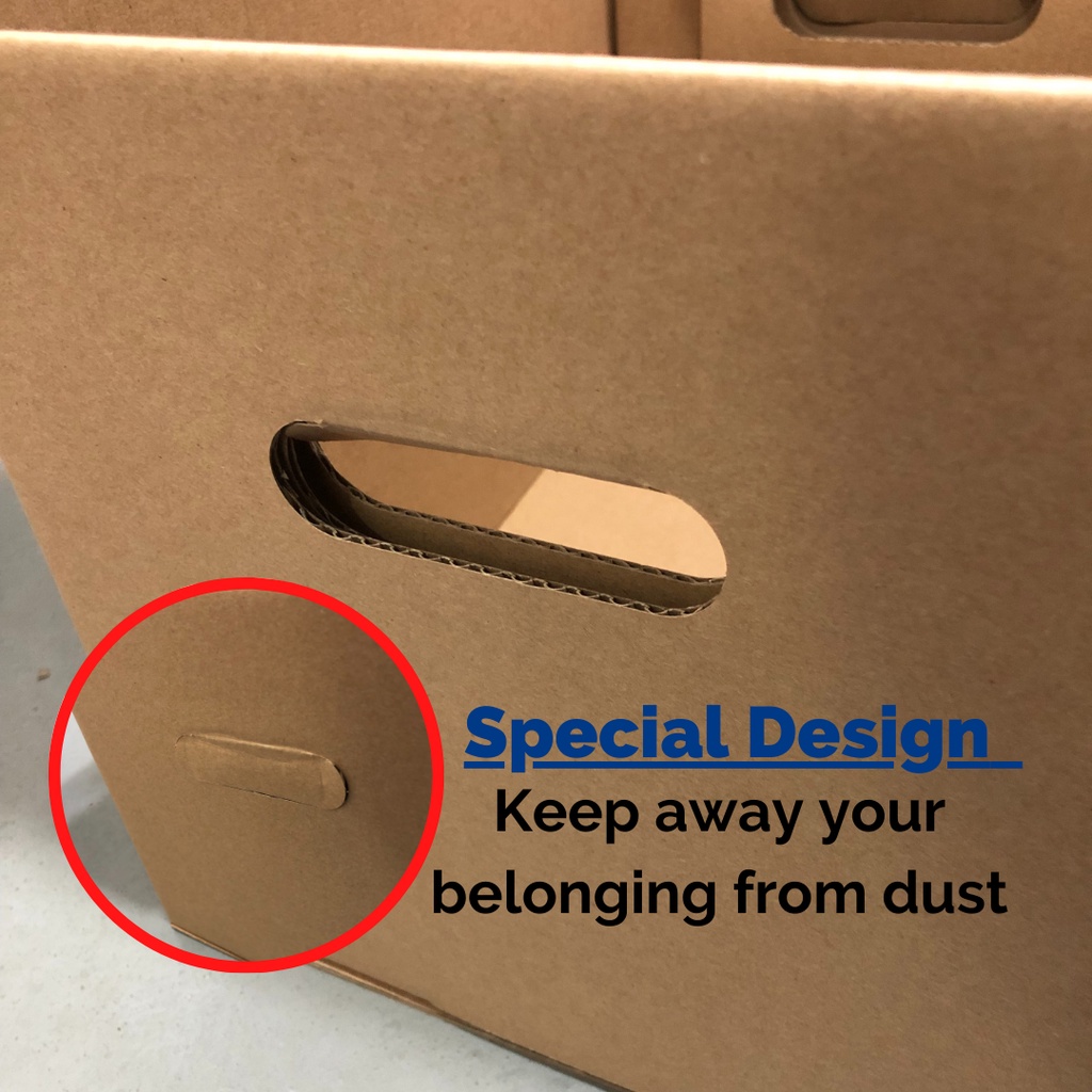 Extra Hard Paper Storage Box Document File Box Moving Box Office Box ...