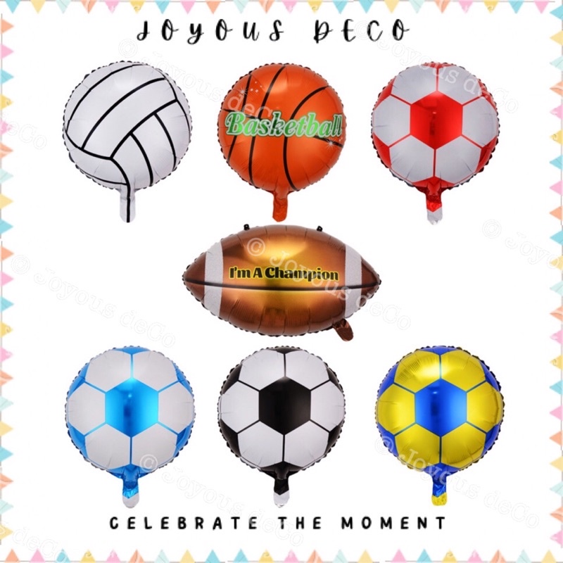 Ball Basketball/Football/Volleyball/Rugby Football Foil Balloon Belon ...
