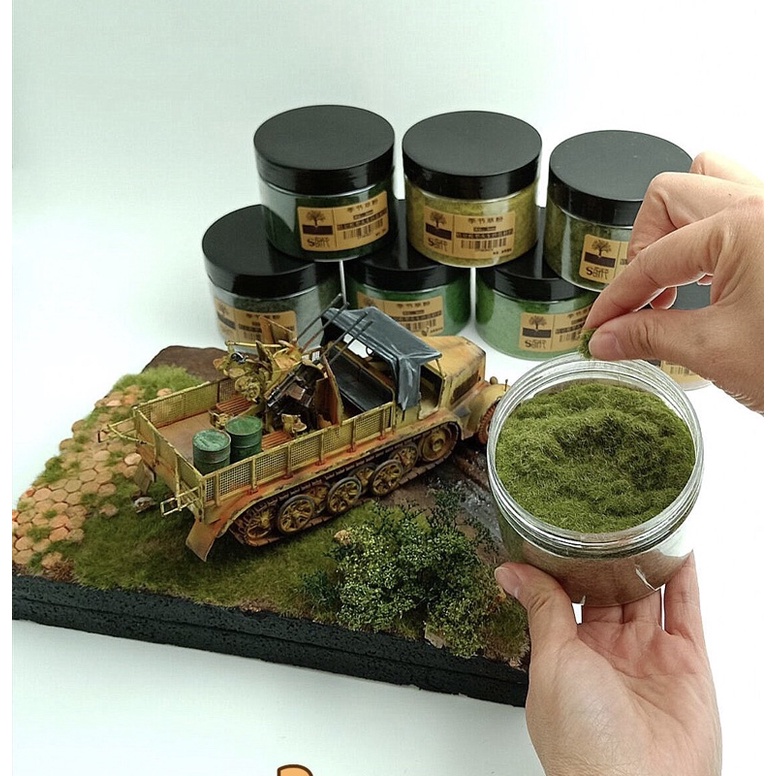 SA Grass powder for all kinds of models, grass for sand table models ...
