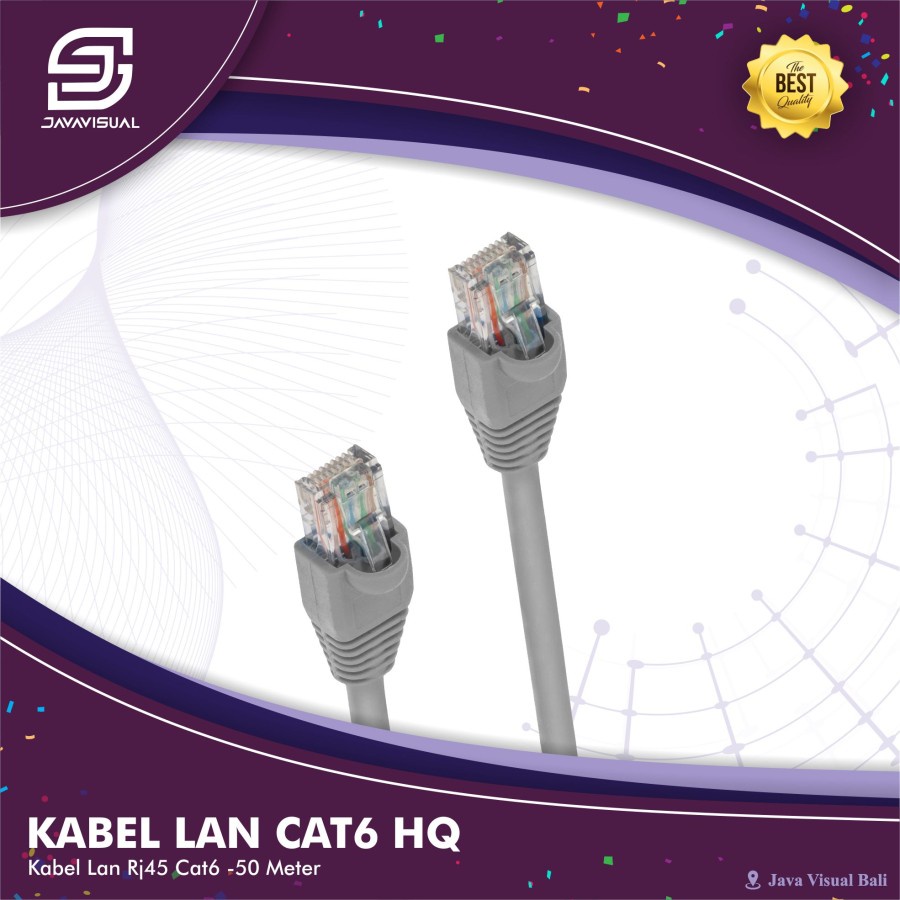[JaVis] RJ45 CAT6 50M UTP LAN CABLE - CAT 6 LAN CABLE 50 METERS ...