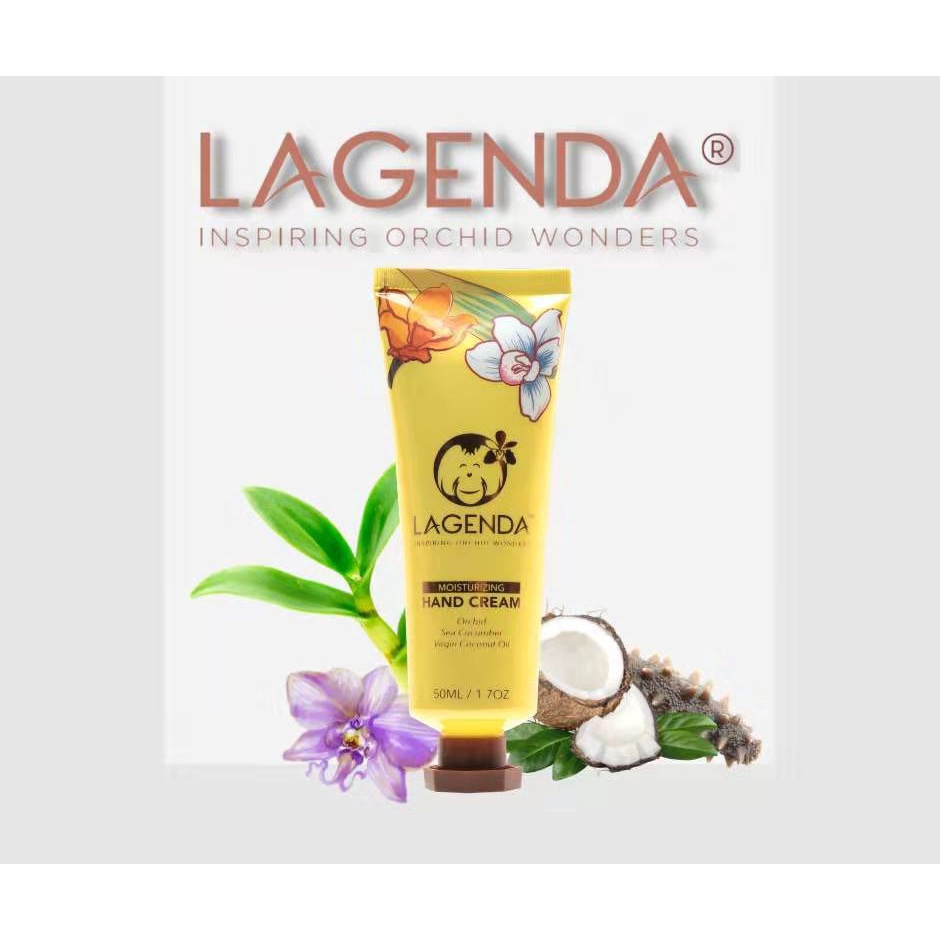 Ready Stock LAGENDA® Moisturizing Orchid Gamat Hand Cream 50ml 兰恩达养护手霜 ...