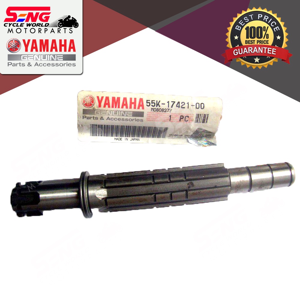 YAMAHA RXZ ENGINE MAIN COUNTER DRIVE AXLE (55K-17421-00) ORIGINAL JAPAN ...