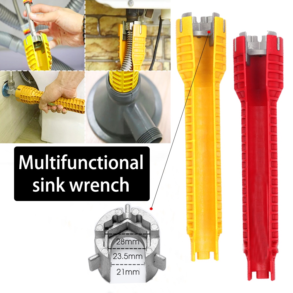 Faucet and Sink Installer 5 in 1 ,Ultipurpose Wrench Kitchen Bathroom ...
