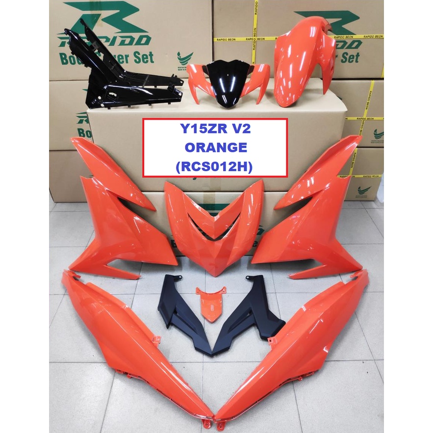 Cover Set Rapido Y15ZR V1 V2 Yamaha Plain Colour No Sticker Y15 ...