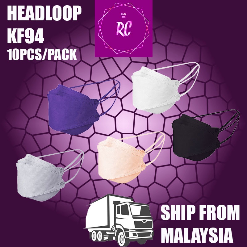 KF94 MASK HEADLOOP MASK HIJAB MASK KF94 HEALOOP FACE MASK HEAD LOOP ...