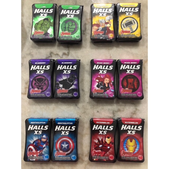 Halls XS- Marvel Avengers Limited Edition | Shopee Malaysia