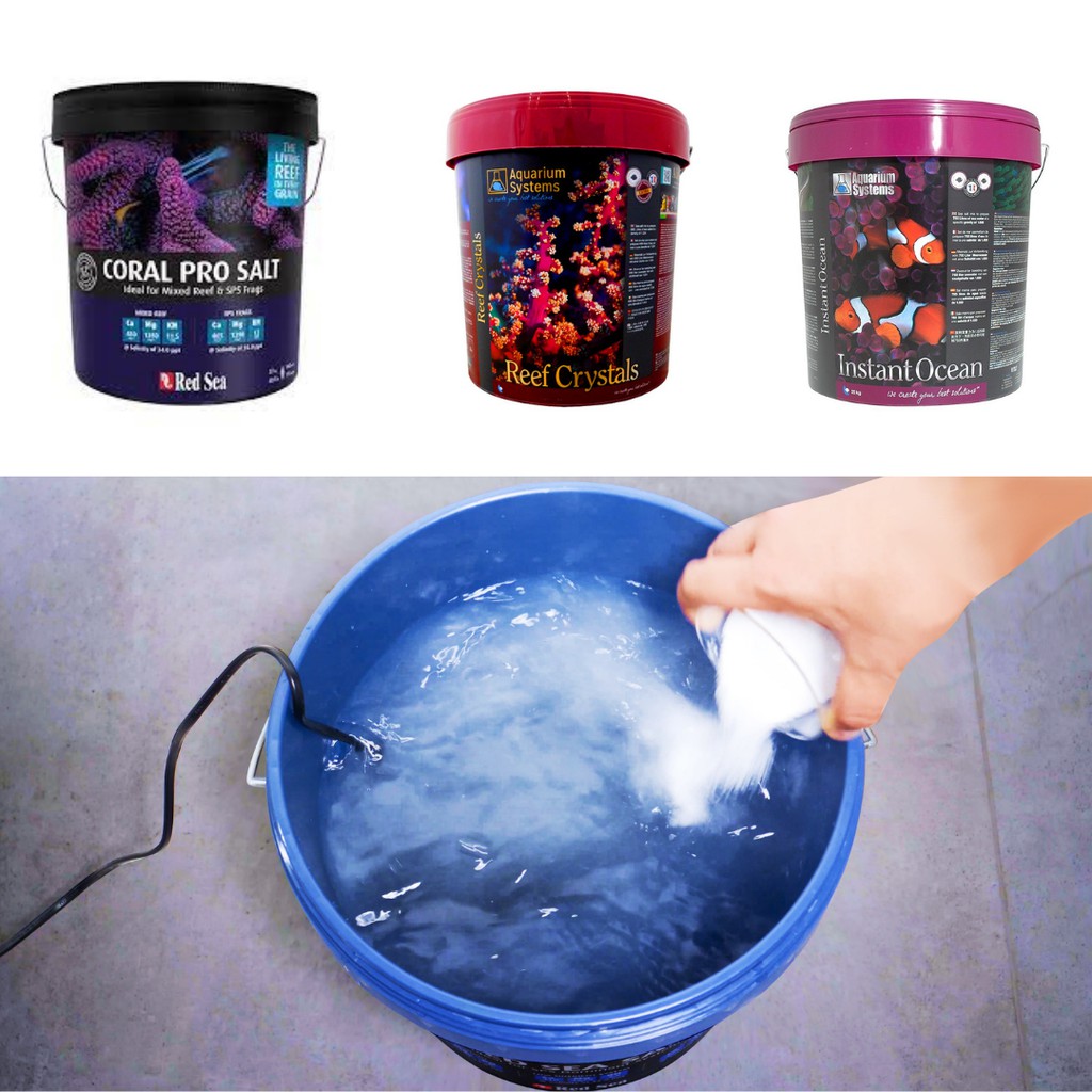 Pre-mix Saltwater for Marine Aquarium at 1.025SG Salinity (Per 1 Liter ...