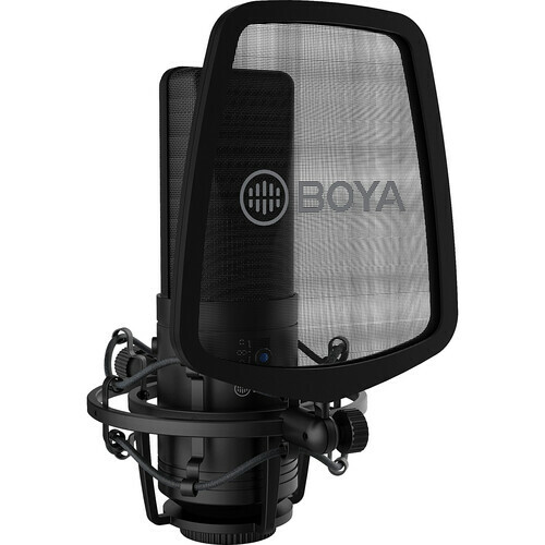 BOYA BY-M1000 Large-Diaphram Multi-Pattern Condenser Studio Microphone | Shopee Malaysia