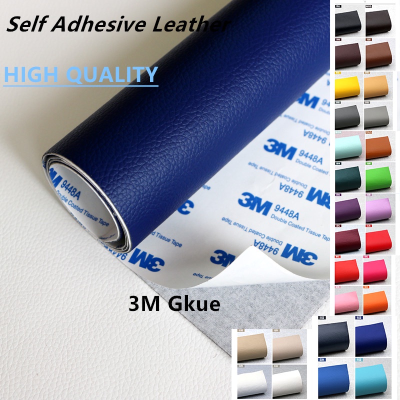 40cm*100cm 3M Self-adhesive Leather Fabric Sticker Leather sofa murah ...