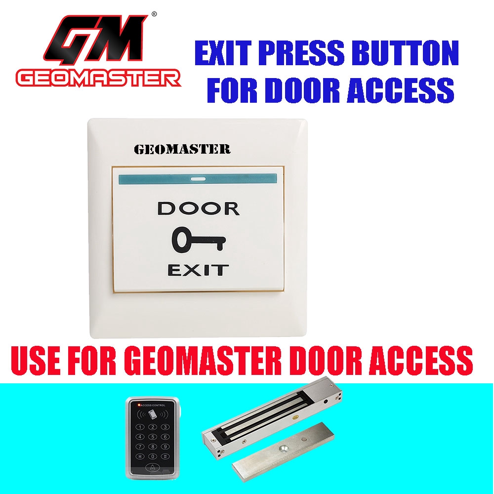 DOOR ACCESS EXIT BUTTON ( LARGE) -DOOR ACCESS PUSH BUTTON | Shopee Malaysia