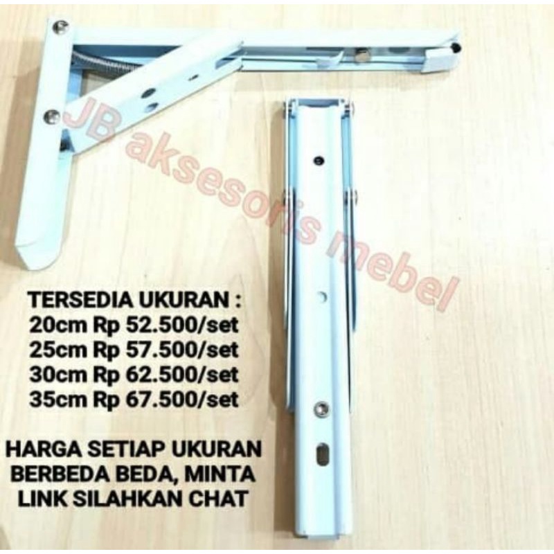 SIKU Folding TABLE ELBOW 25 cm PERSET PRICE (2pcs) / FOLDING WALL SHELF ...