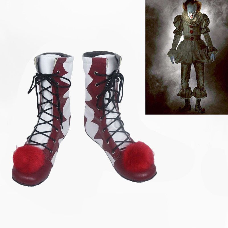 High Boots Joker Pennywise Cosplay It Horror Clown Killer Carnival ...