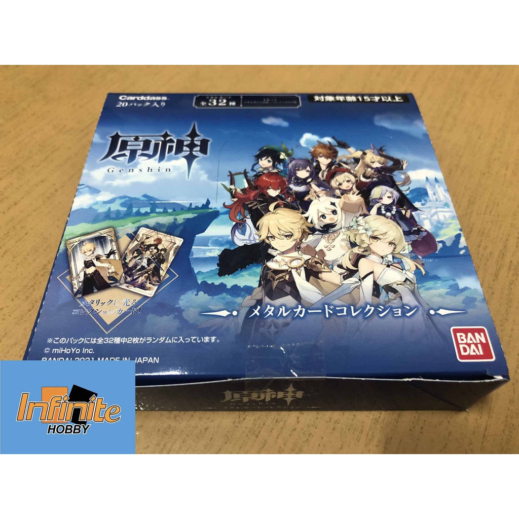 (Stock Ready) Bandai Genshin Impact Metal Card Collection (Mihoyo ...