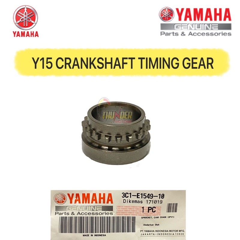 YAMAHA Y15/FZ150/135LC 5SPEED CRANKSHAFT TIMING GEAR / CAM CHAIN ...