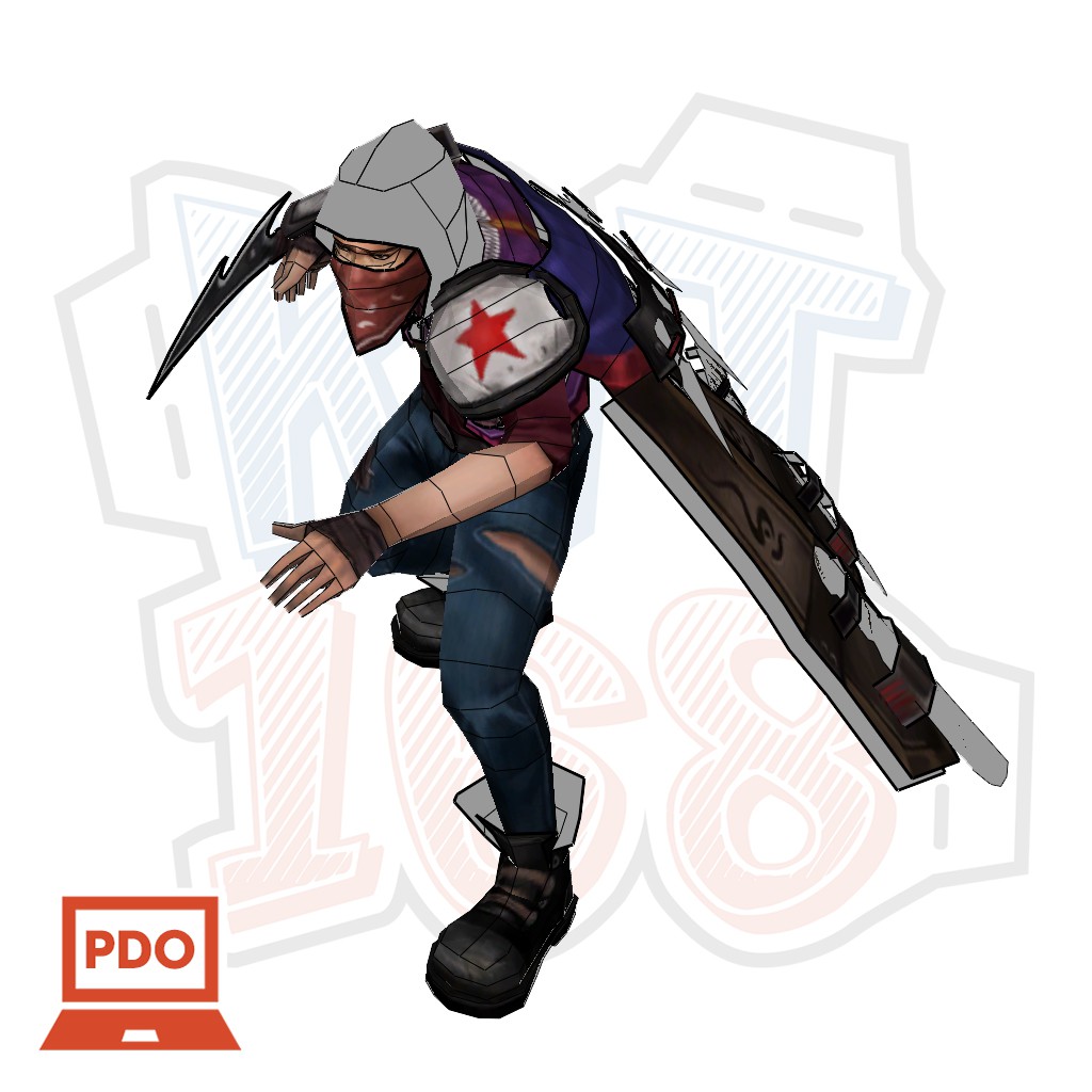 Paper Model Game League of Legends Talon the Blades Shadow (Assassins ...