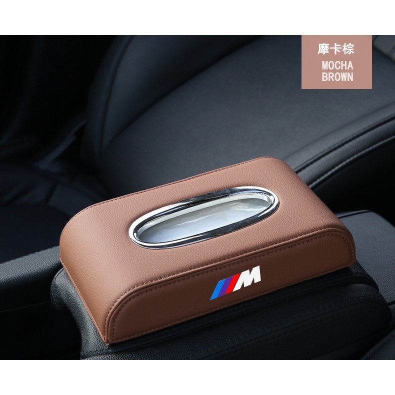 （Tissue Box）BMW Premium Leather Car Tissue Box Suitable for BMW F30 F20 ...