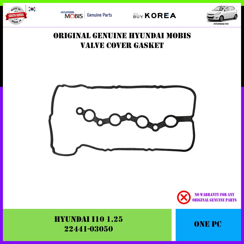 (IT-3) Hyundai I10 1.25 Genuine Hyundai Mobis Valve Cover Gasket (22441 ...
