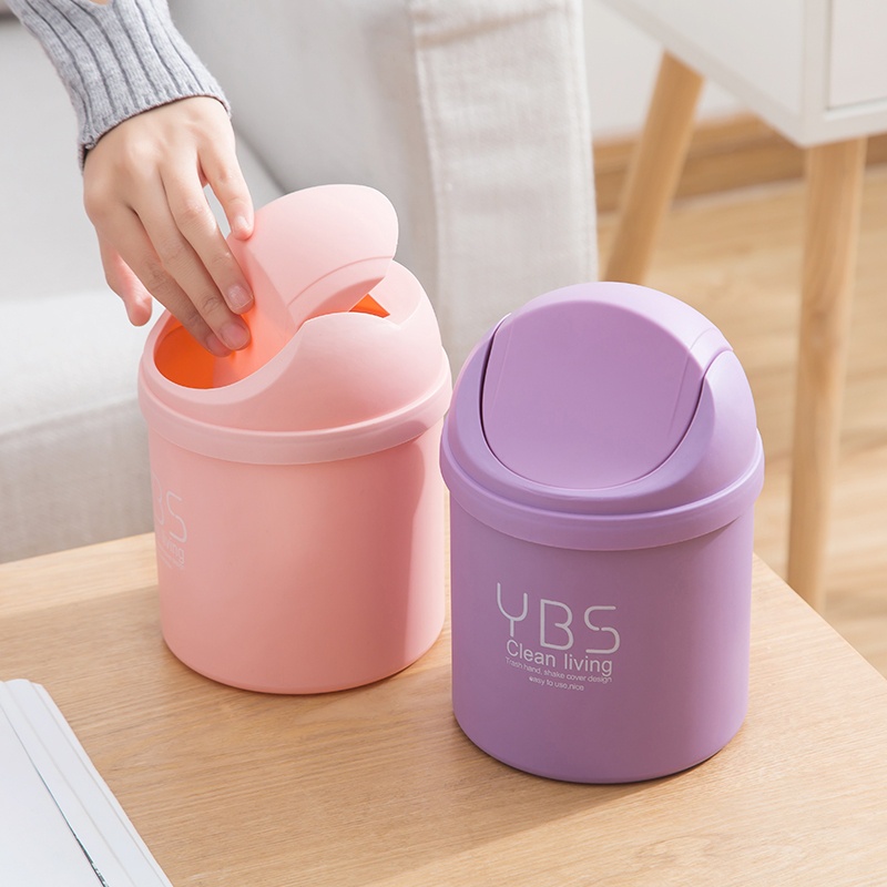 Mini Small Waste Bin / Mini Dustbin / Mini Rubbish Bin with Cover ...