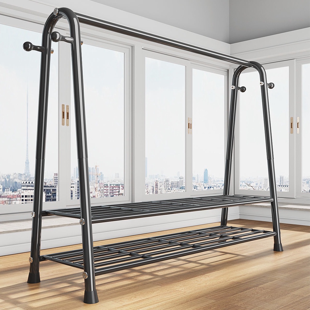 Furniture🛋️ U Shape Clothes Rack Household Bedroom Clothes Storage Rack ...