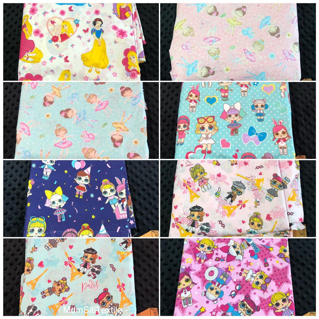 🔥 HOT SALE🔥COTTON COMB 94 INCI # Princess # LOL #ballerina CANTIK ...