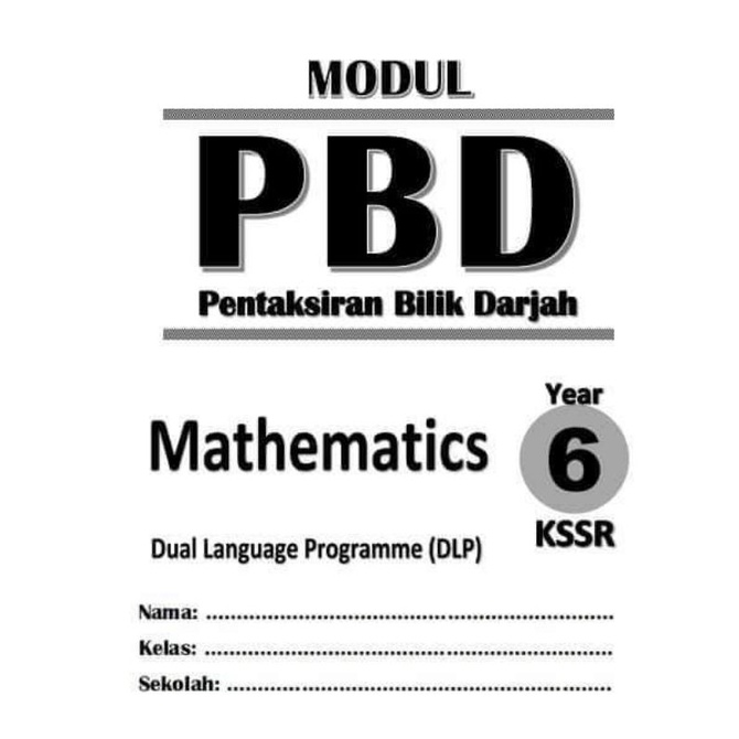 PDF Tahun 6 KSSR / KSSR Semakan Modul PBD Pentaksiran Bilik Darjah ...
