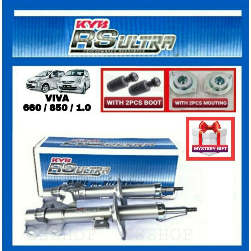 EL KYB RS ULTRA PERODUA VIVA 660 850 1.0 SHOCK ABSORBER FRONT GAS 1SET ...