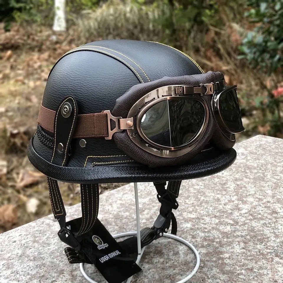 [Perlindungan] Jerman Perang Dunia Kedua retro topi keledar helmet ...