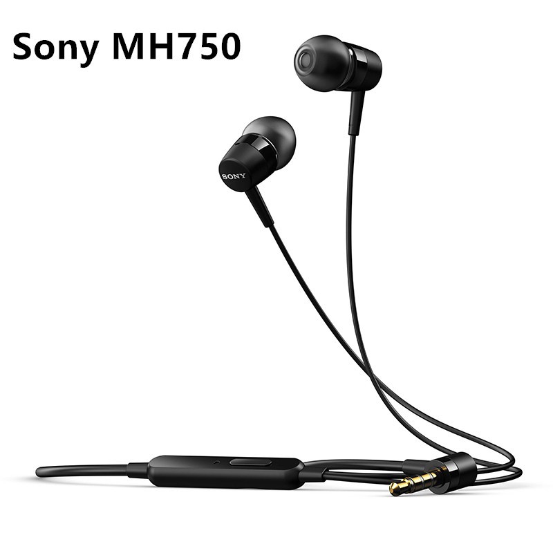 Original Sony MH750 Heavy Bass 3.5mm Stereo Bluetooth Headset comes Standard with In-ear ...