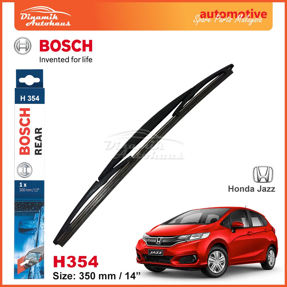 Honda Jazz Fit Car Windscreen Rear Wiper Wiper Belakang Size 14 Inch Bosch Rear H354 Wiper Shopee Malaysia