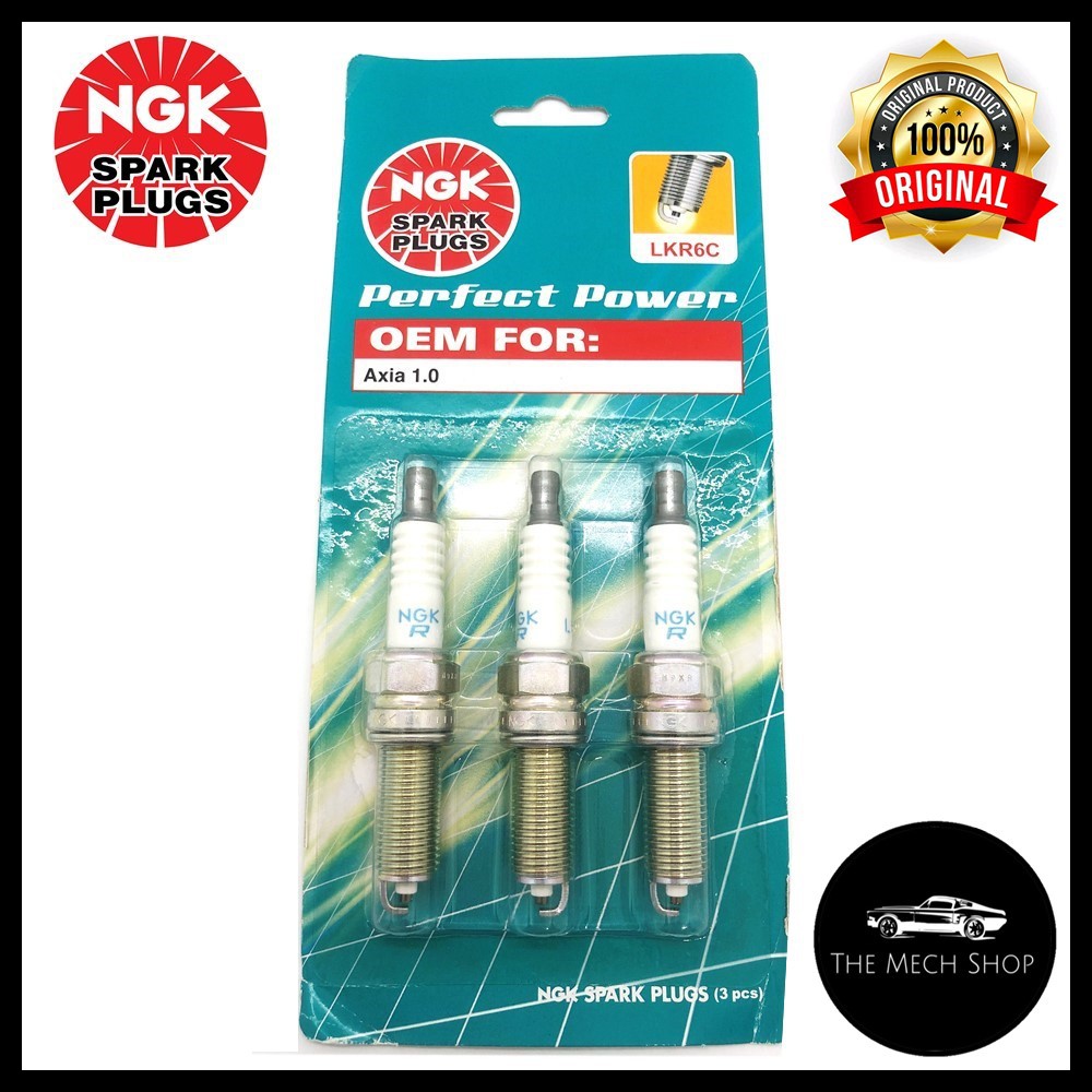 NGK (LKR6C) For Perodua Axia, Bezza Spark Plug Set (3pcs) | Shopee Malaysia