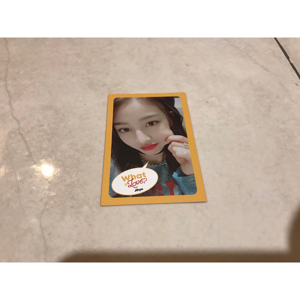 Twice What is Love Type B jihyo card | Shopee Malaysia