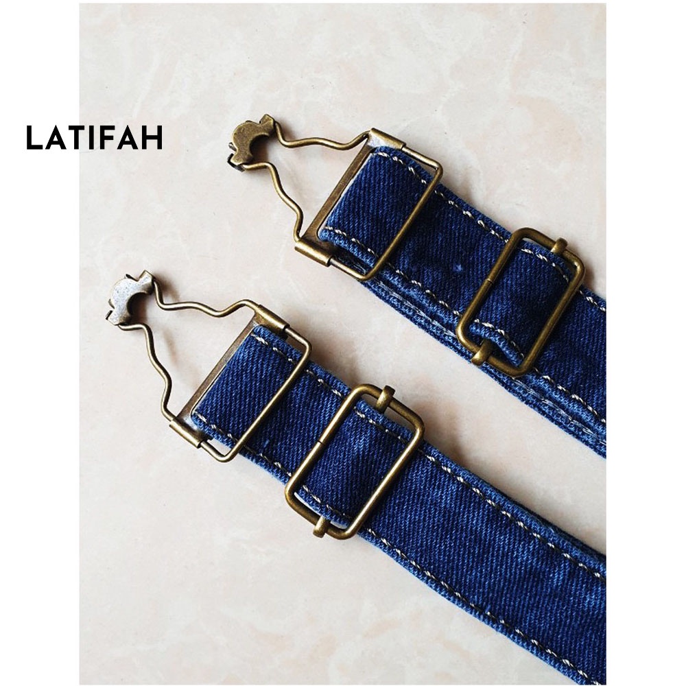 LATIFAH 2-color copper-white stainless steel overalls hanger | Shopee ...