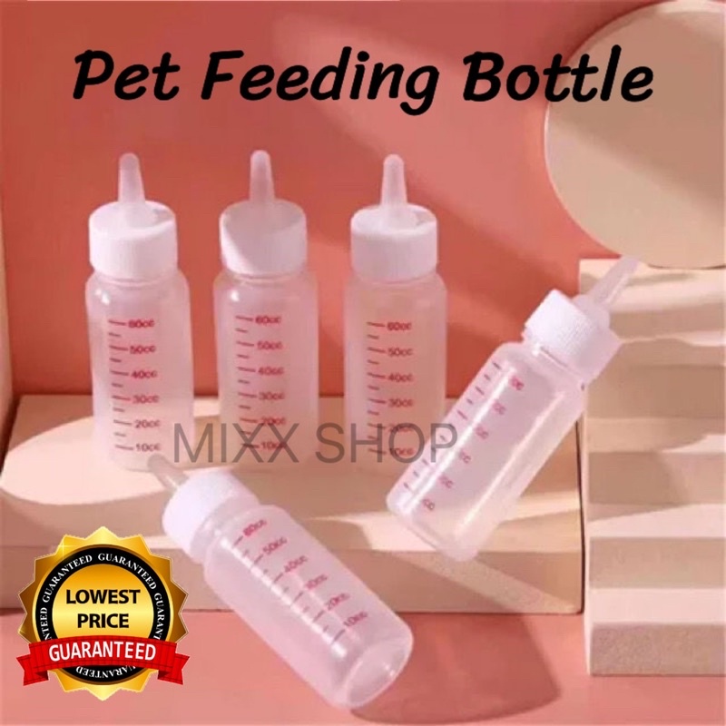 60ml Puppy Baby Dog Cat Kitten Feeding Bottle Nursing Feeding Bottle ...