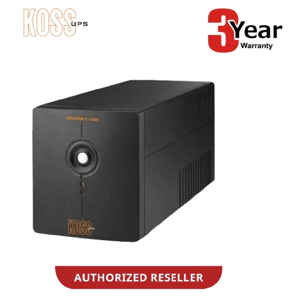KOSS CENTRON C-100EX 1000VA UNINTERRUPTIBLE POWER SUPPLY(UPS) | Shopee ...