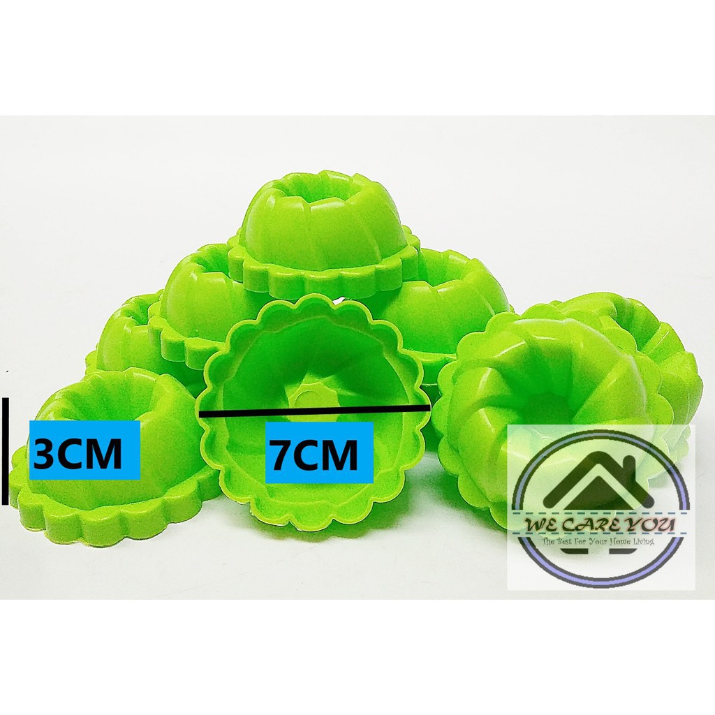 Wecareyou20 Jelly Mould Acuan Bulat Jelly Acuan Kek Jeli Acuan Puding ...