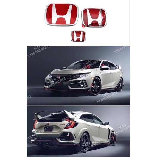 HONDA CIVIC FC Type r H LOGO RED EMBLEM | Shopee Malaysia