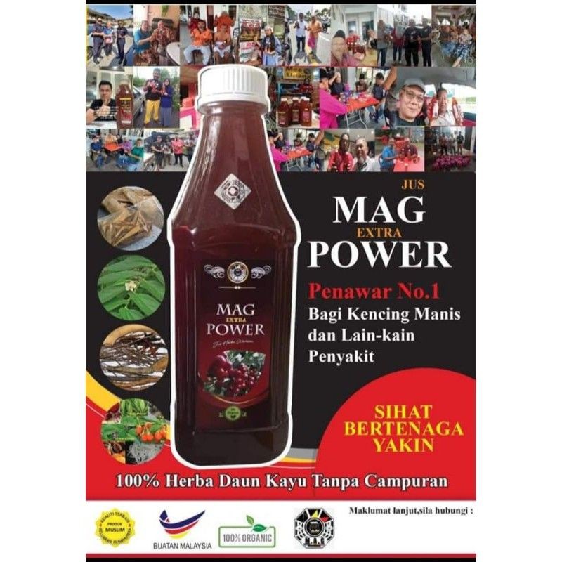 JUS MAG EXTRA POWER 💯 ori | Shopee Malaysia