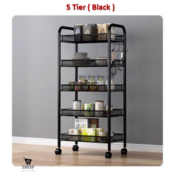 Multi-functional Storage Rack with Full Metal | Kitchen Rack | Utility ...