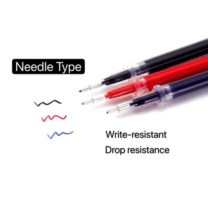 LM. 50pcs Neutral pen refill factory wholesale full needle head 0.5mm ...