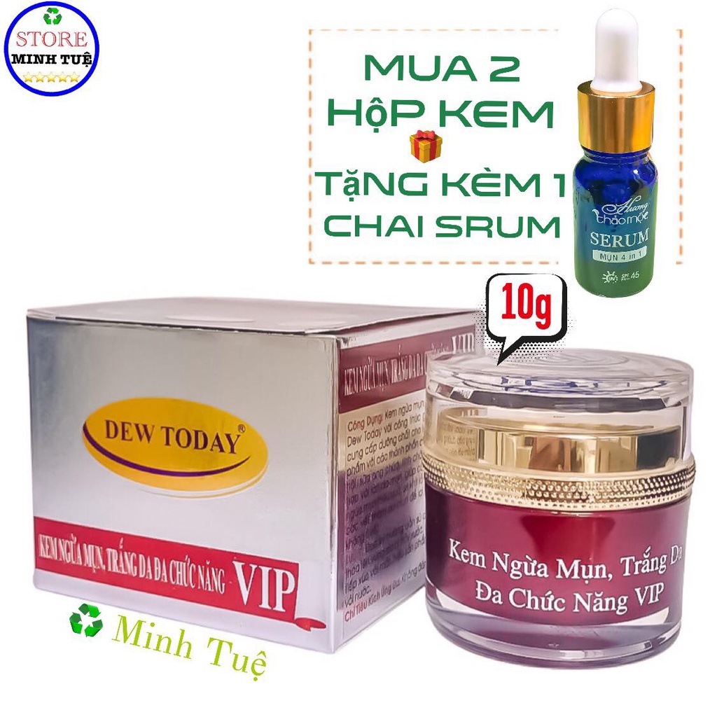 (Buy 2 Get 1 Free) _ Vip Dew Today Multifunctional Whitening Acne Cream ...